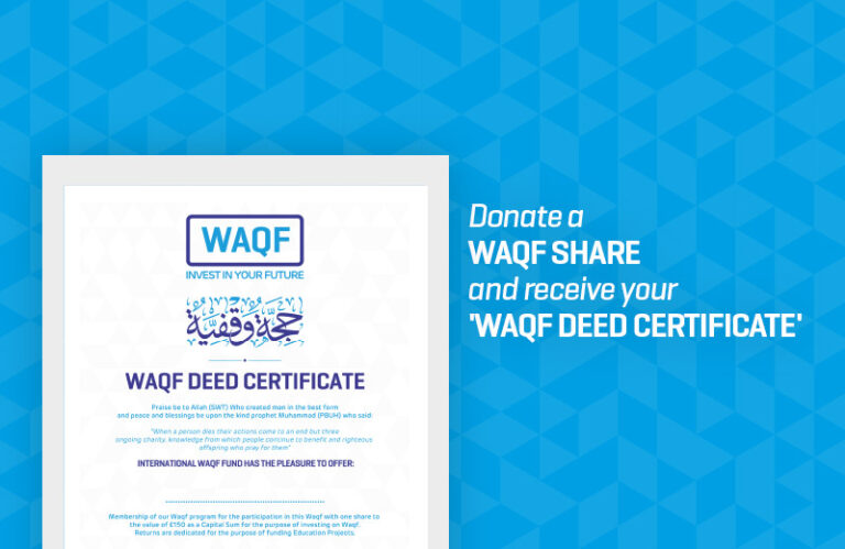 What is Wakaf? - Donate Wakaf shares | Islamic Relief Singapore